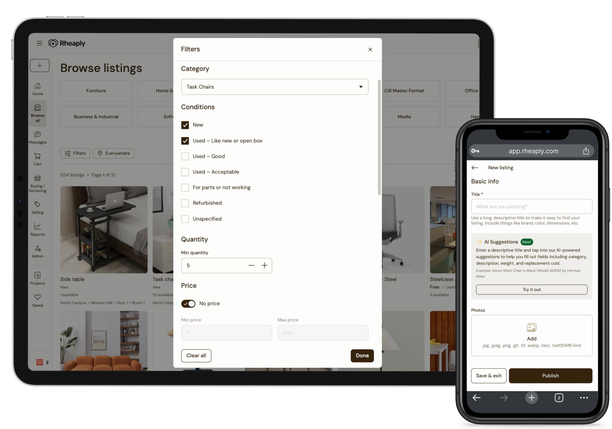 Internal Reuse for Maximized Asset Utilization | Rheaply