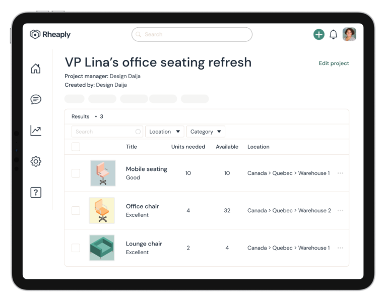 The Rheaply Platform for Efficiency at Scale - Rheaply